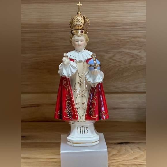 japan | Other | Porcelain Statue Of Infant Jesus Of Prague From The 94s ...